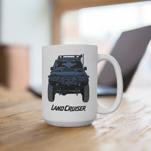 80 Series Land Cruiser FJ80 Ceramic Coffee Mug, Land Cruiser Gift, Gift ...
