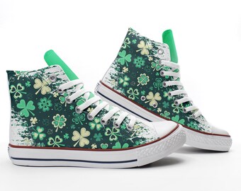 Shamrock Sneakers | Etsy