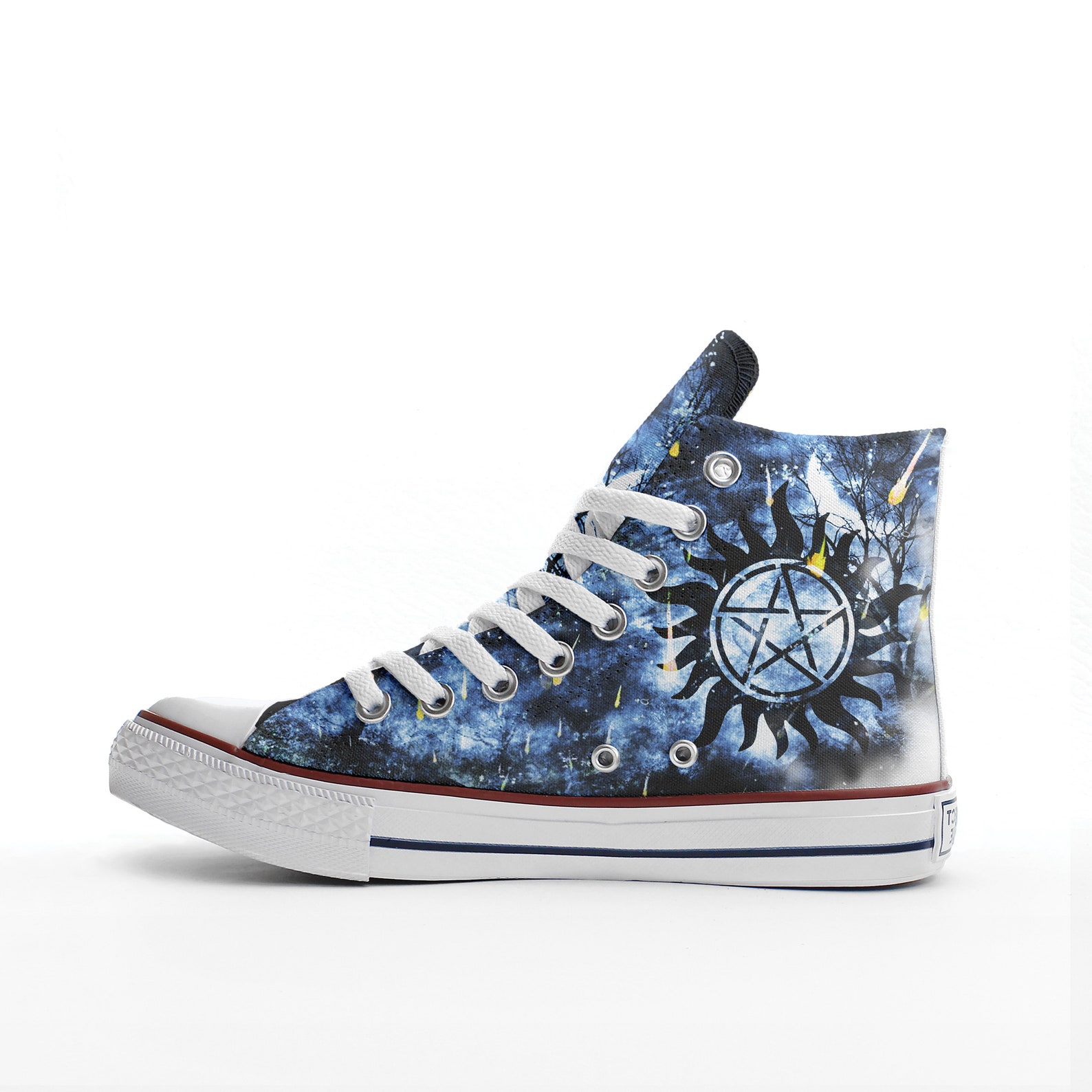 Supernatural Custom Sneakers Chevrolet Impala Custom Shoes | Etsy