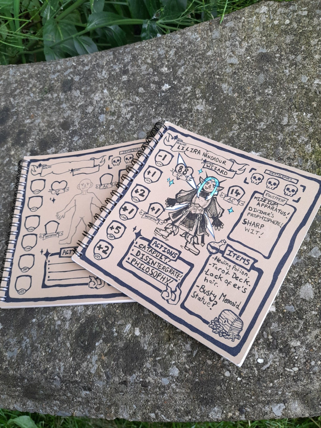 Customisable TTRPG Journal - Etsy