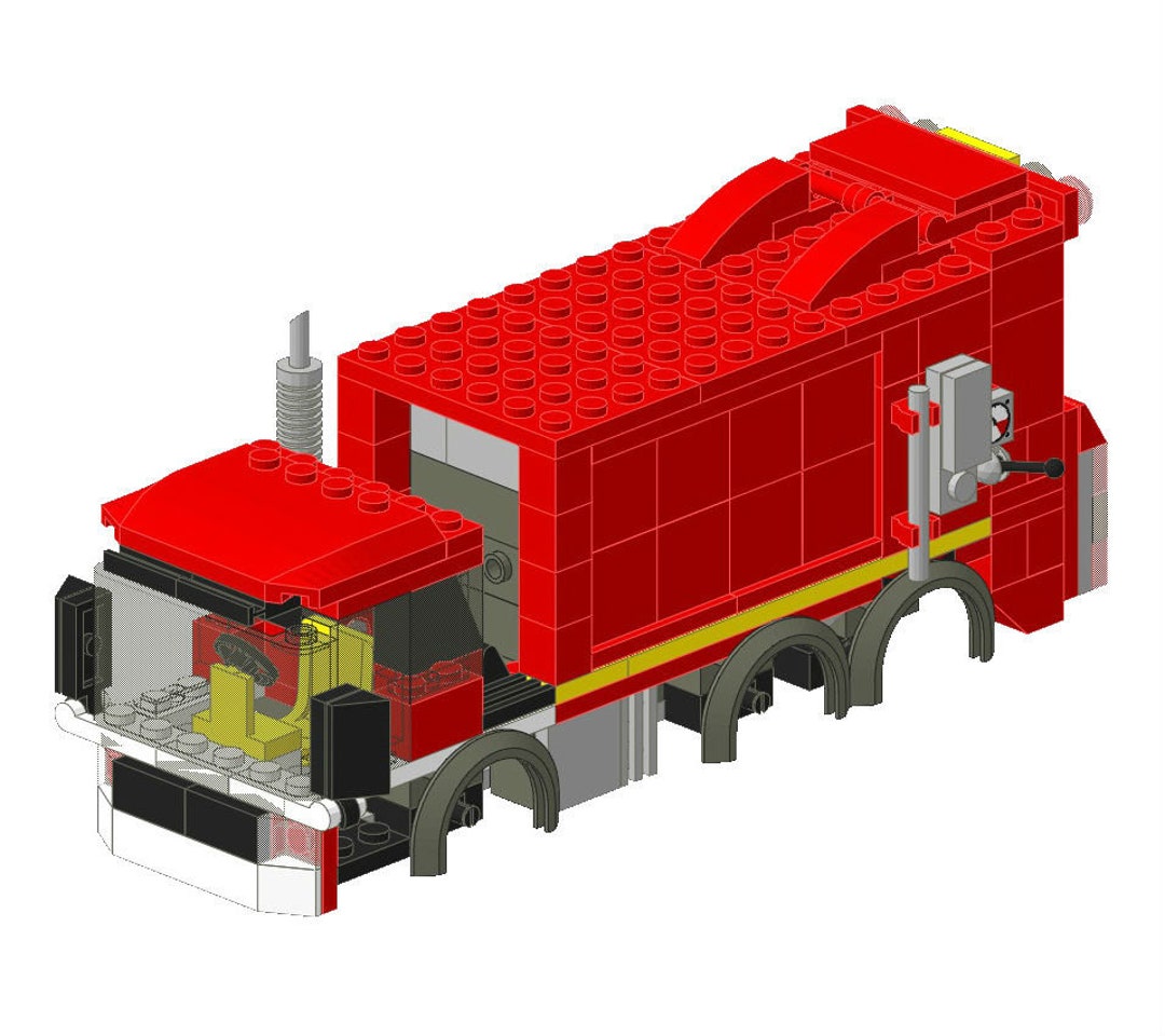 LEGO Waste Lorry Instructions - Etsy