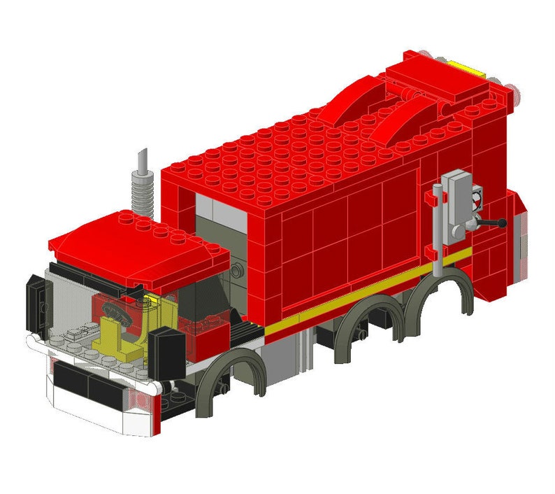 LEGO Waste Lorry Instructions - Etsy
