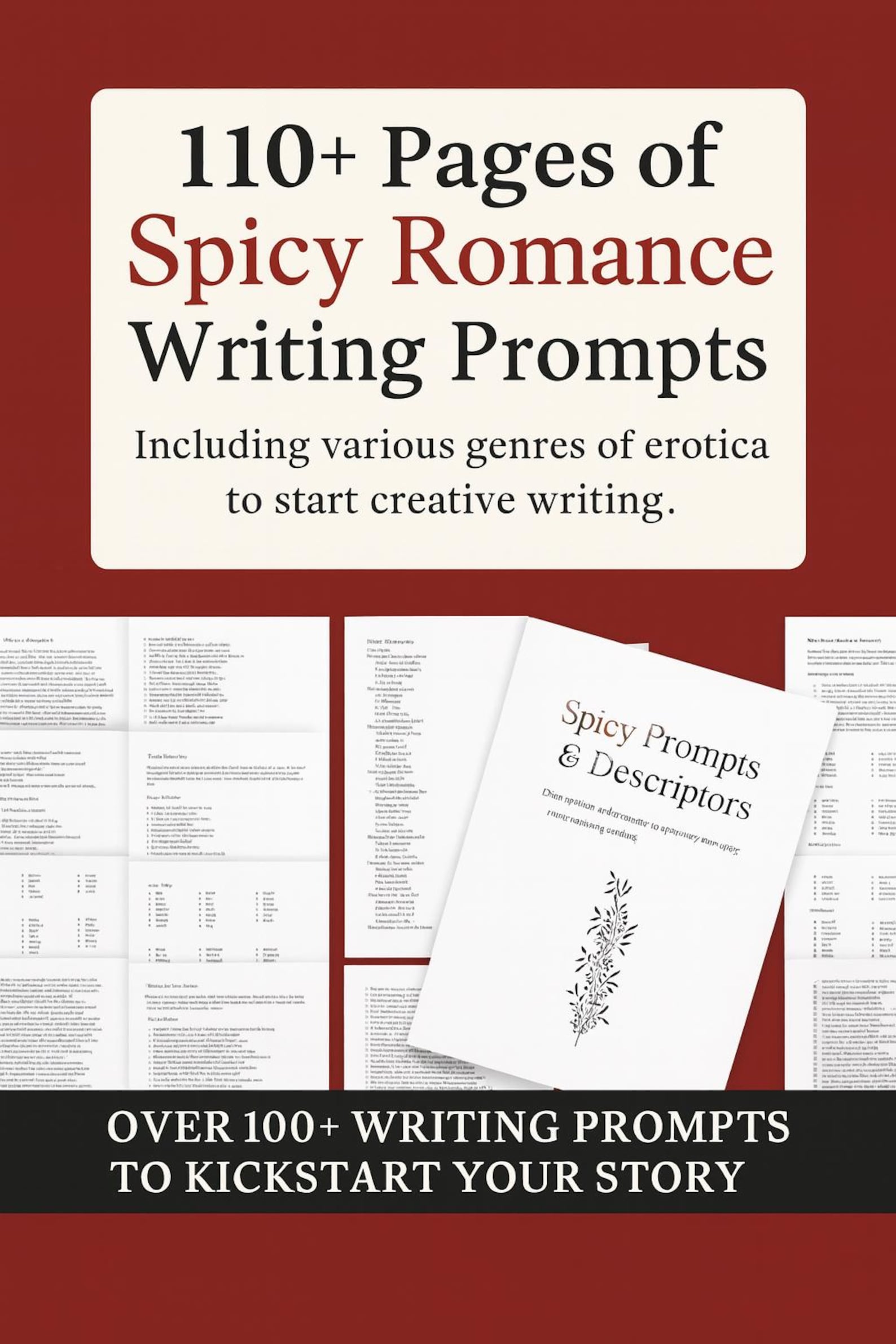 Romance and Erotica Writing Prompts | 110+ Pages of Steamy Story ...