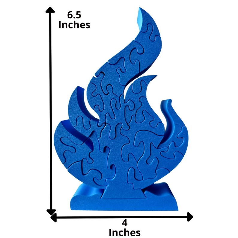 Survivor-inspired Fire Puzzle Replica-6.5" X 4" | Available in Red ...