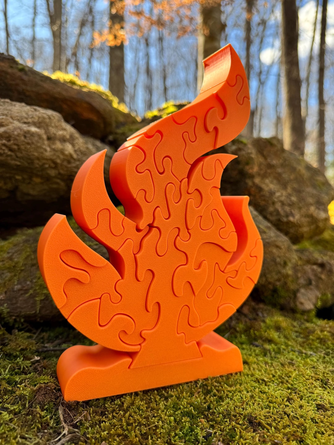 Large Survivor-inspired Fire Puzzle Replica- 9.5" X 6.5 |available in ...