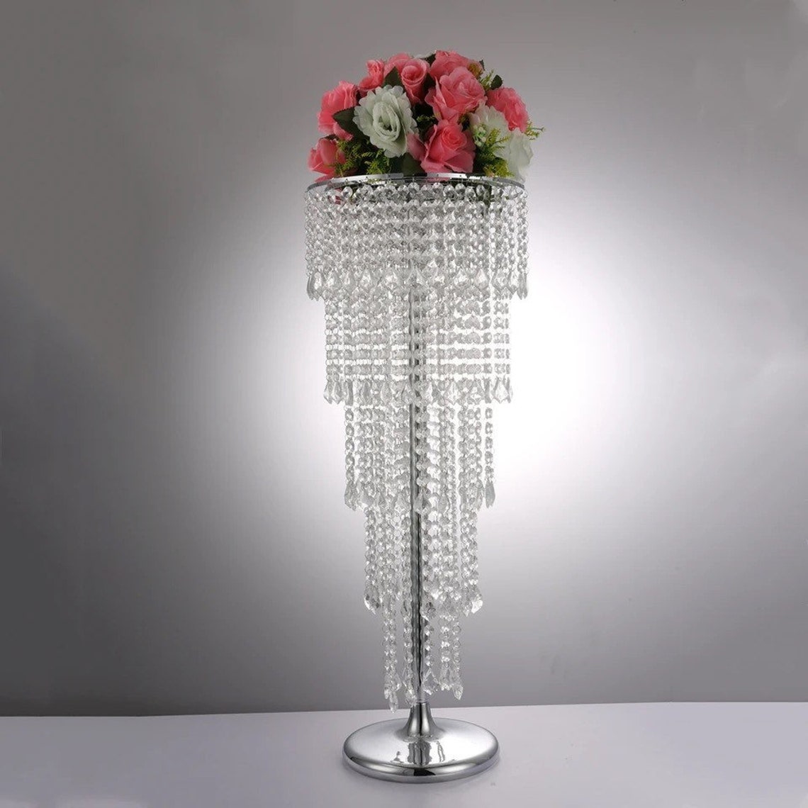 10pcs Acrylic Crystal Wedding Road Lead Table Flower - Etsy