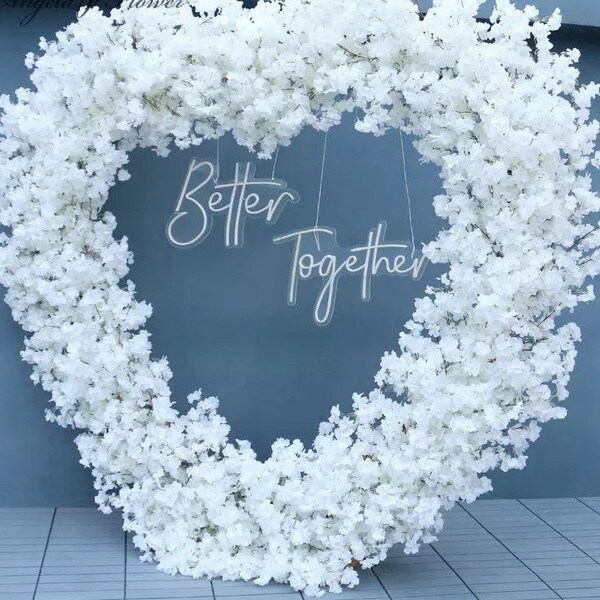White Heart Backdrop - Etsy
