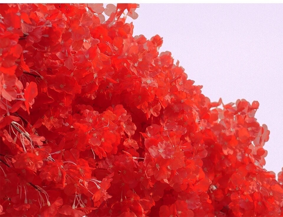Red Floral Arch With Flowers, Flower Wedding Backdrop Arrangement - Etsy