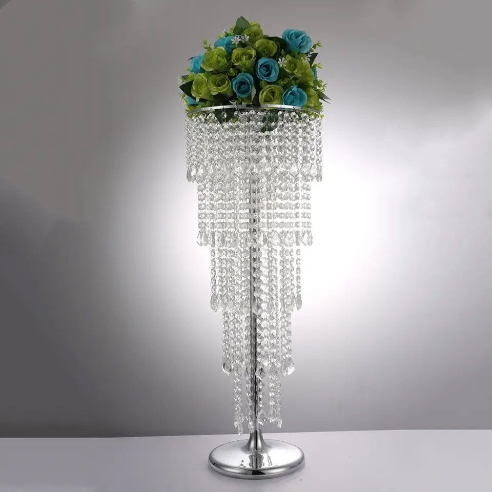 10pcs Acrylic Crystal Wedding Road Lead Table Flower - Etsy