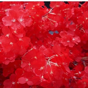 Red Floral Arch With Flowers, Flower Wedding Backdrop Arrangement - Etsy