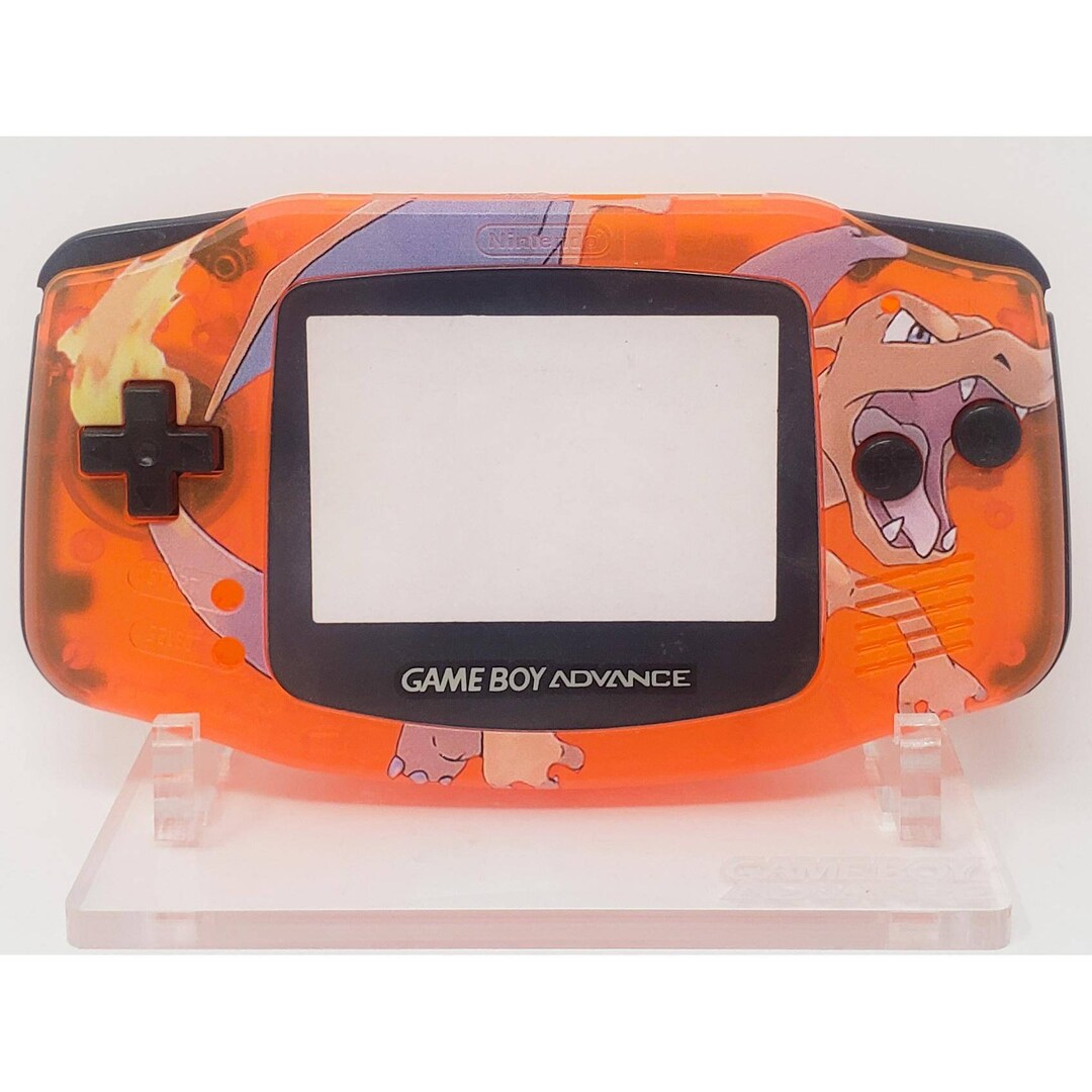 Pokemon Fire Red Charizard Custom Nintendo Gameboy Advance Shell ...