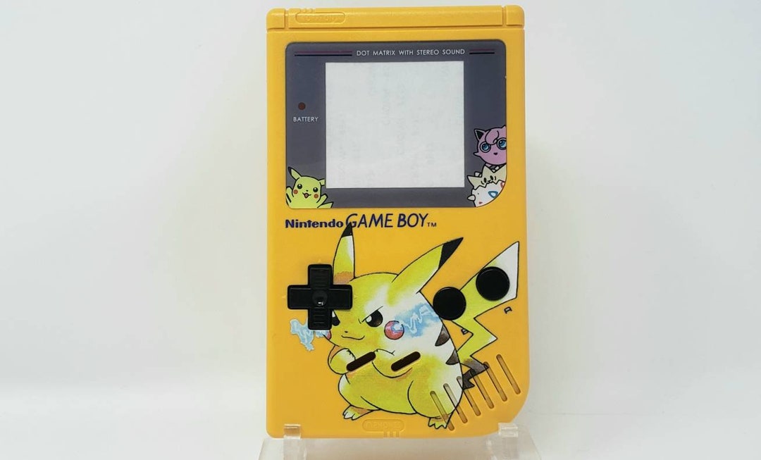 Pokemon Yellow Pikachu Custom Nintendo Gameboy Shell Housing Diy - Etsy