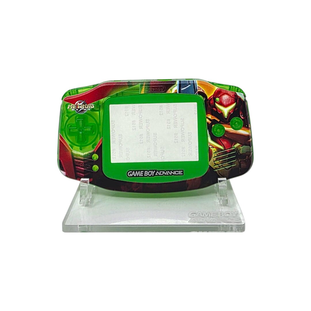 Metroid Prime Custom Nintendo Gameboy Advance Shell Housing Gba - Etsy