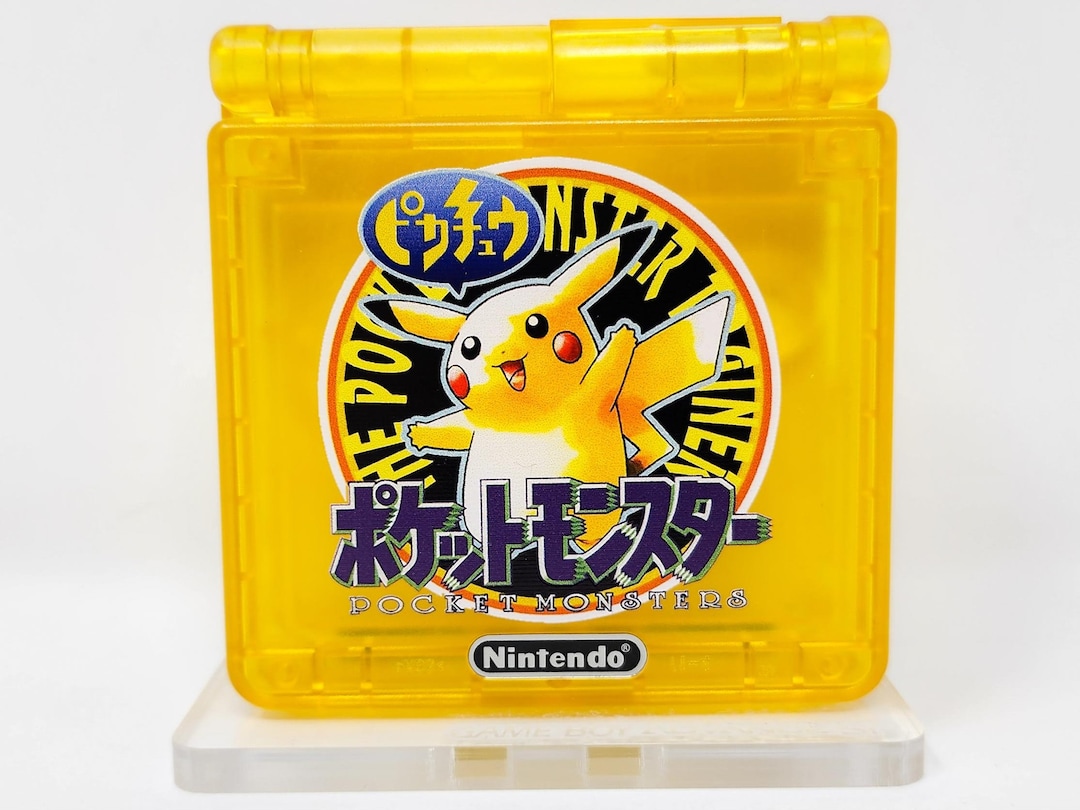 Pokemon Yellow Pikachu Gameboy Advance SP Shell Housing Diy - Etsy