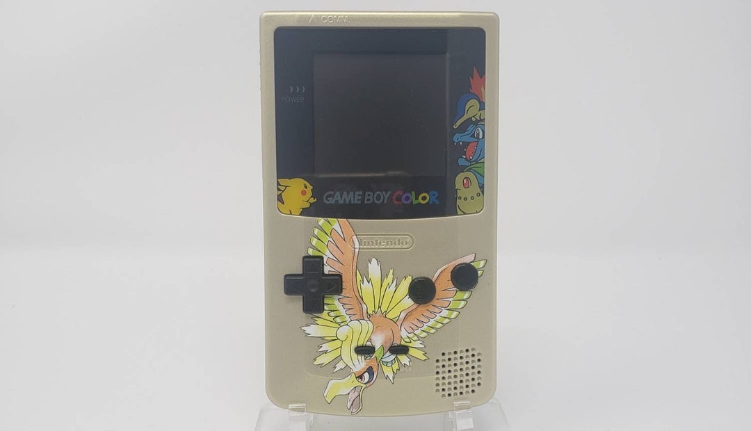 Pokemon Gold Ho-oh Custom Gameboy Color - Etsy