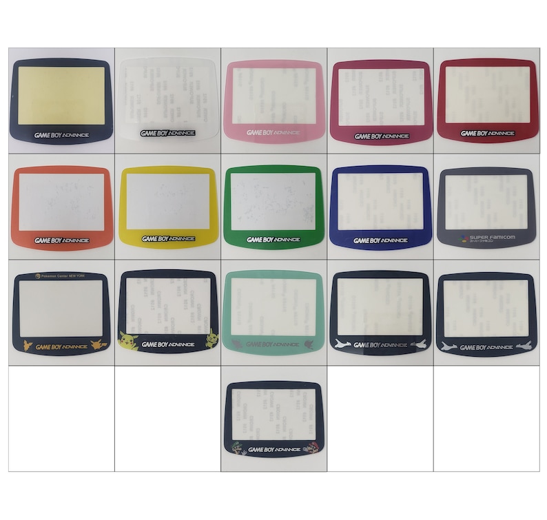 Pokemon Collage Nintendo Gameboy Advance Shell Housing Gba - Etsy