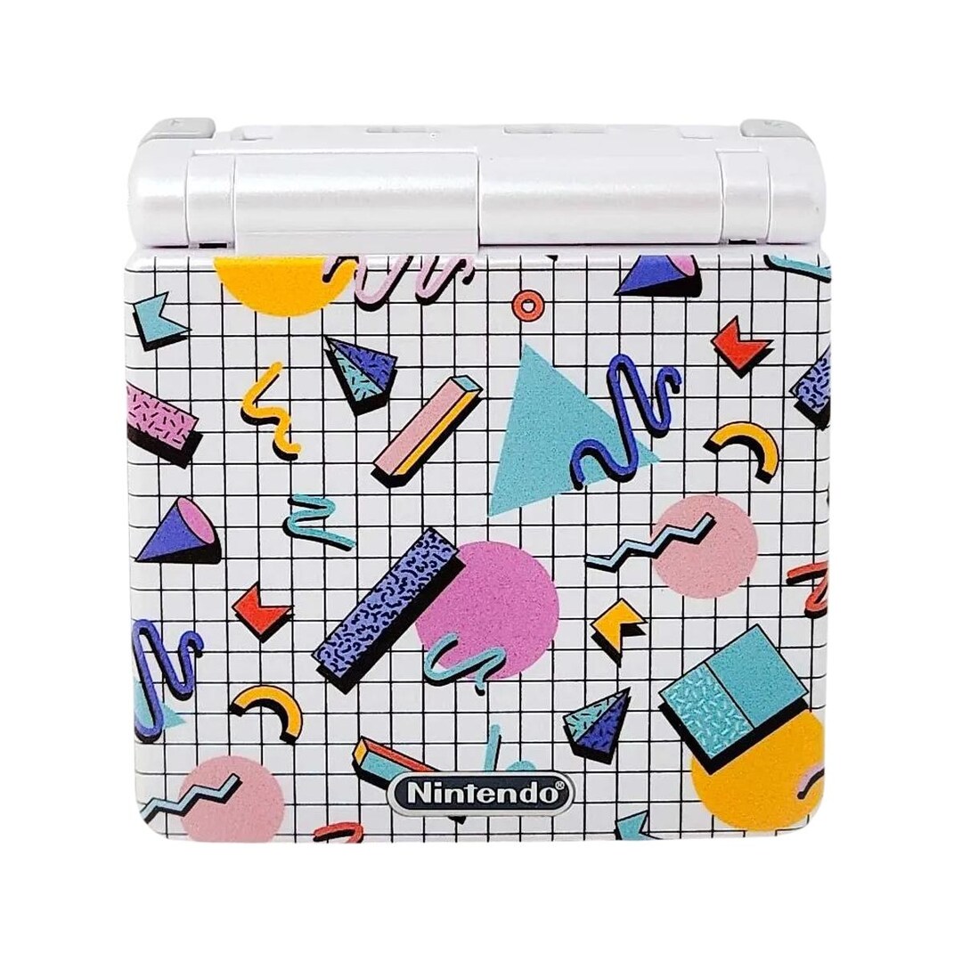 80s Pattern Gameboy Advance SP Shell Housing Diy - Etsy