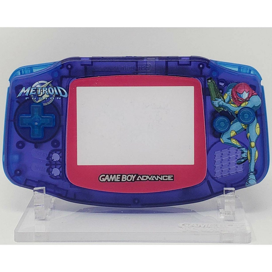 Metroid Fusion Custom Nintendo Gameboy Advance Shell Housing Gba - Etsy