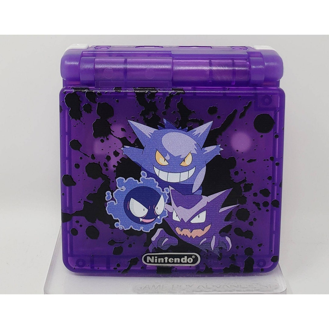 Pokemon Ghosts Gengar, Haunter and Ghastly Gameboy Advance SP Housing ...