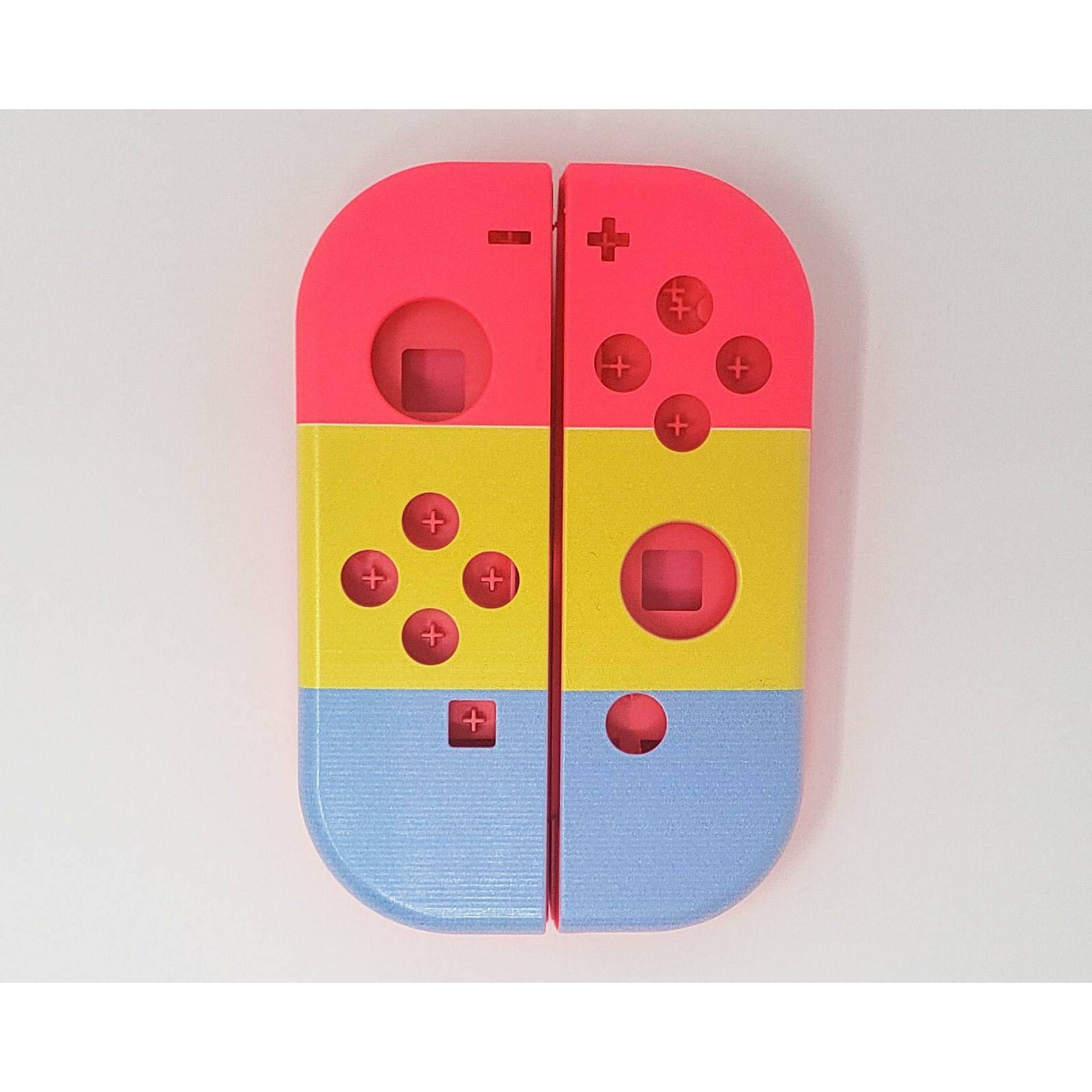 Pansexual pride flag Nintendo Switch Joy con shell | Etsy