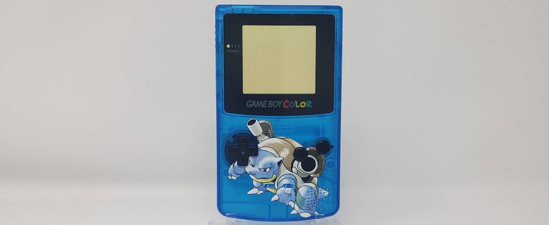 Pokemon Blue Blastoise Gameboy Color Shell Diy - Etsy