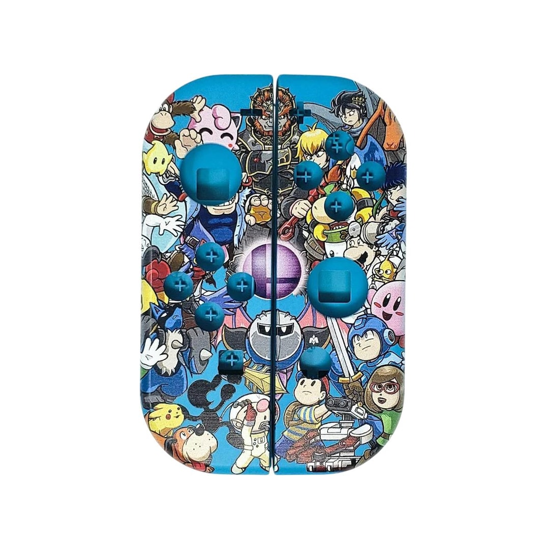 Super Smash Bros Brothers Nintendo Switch Joy Con Custom Shell - Etsy