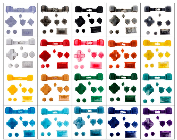 Gameboy Advance SP Replacement Buttons - Etsy