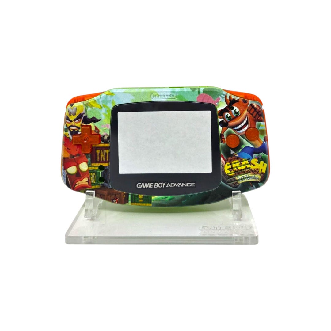 Crash Bandicoot Custom Nintendo Gameboy Advance Shell Housing Gba - Etsy