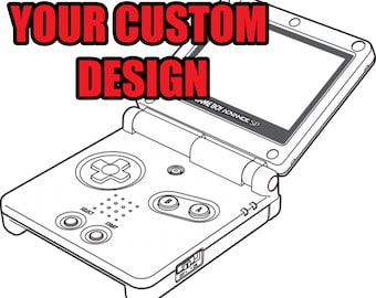 Kirby Gameboy Advance SP Housing Diy - Etsy