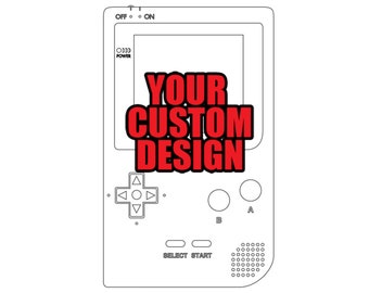 Your Custom Design Nintendo DMG Gameboy Shell Diy - Etsy