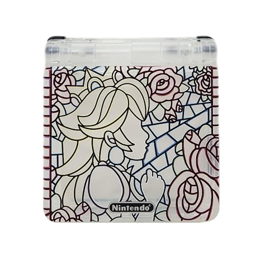 Princess Peach Stained Glass Gameboy Advance SP Shell Housing Diy - Etsy