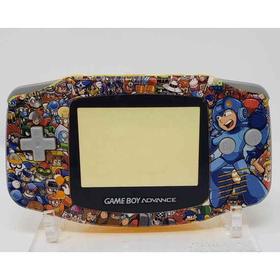 Megaman Custom Nintendo Gameboy Advance Shell Housing Gba - Etsy