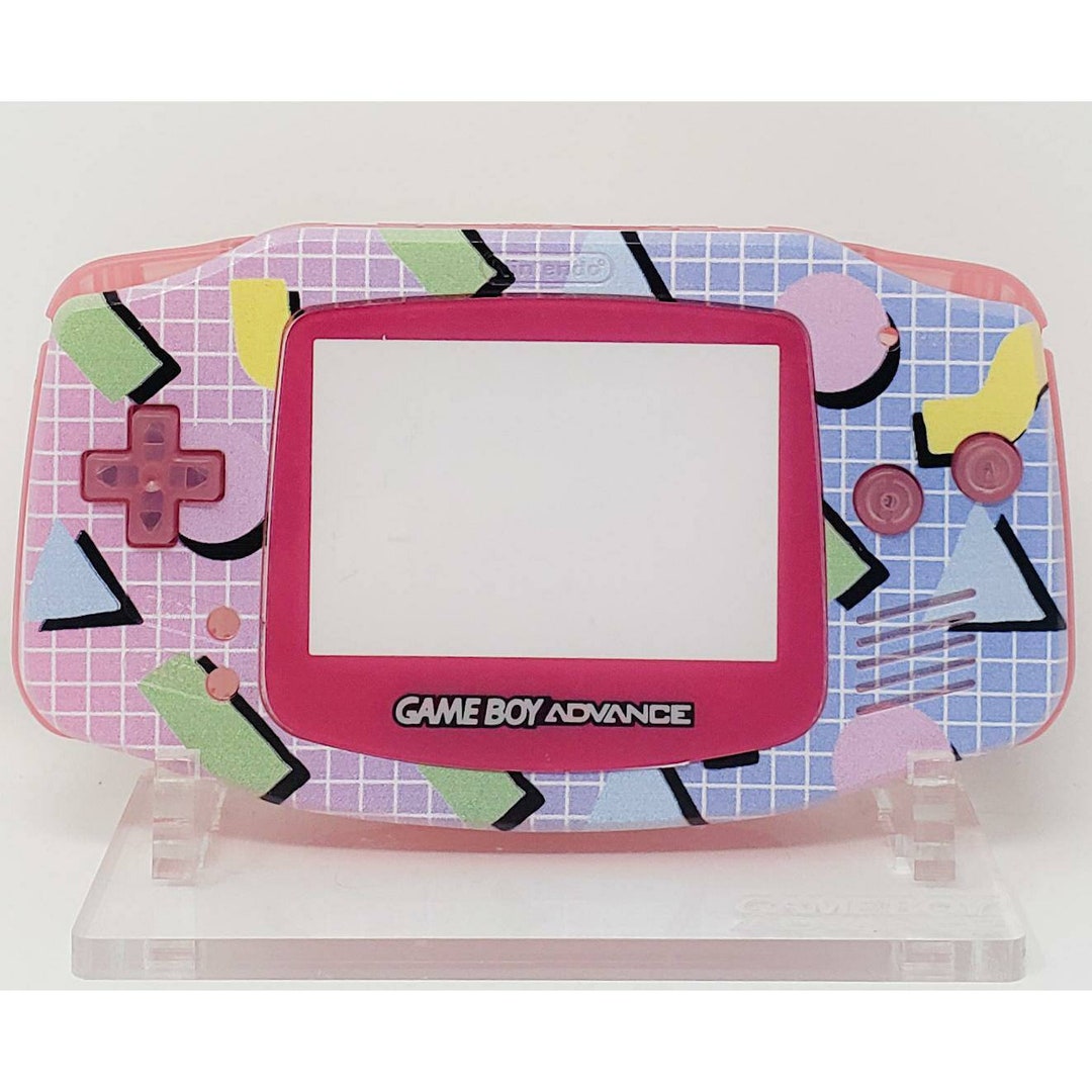 Pastel 80s Pattern Custom Nintendo Gameboy Advance Shell Housing Gba - Etsy