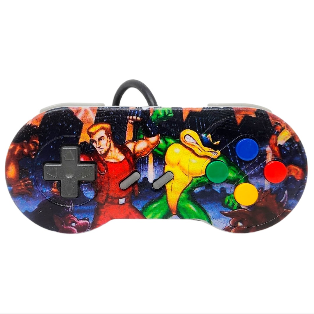 Battletoads & Double Dragon Super Nintendo/famicom Controller - Etsy
