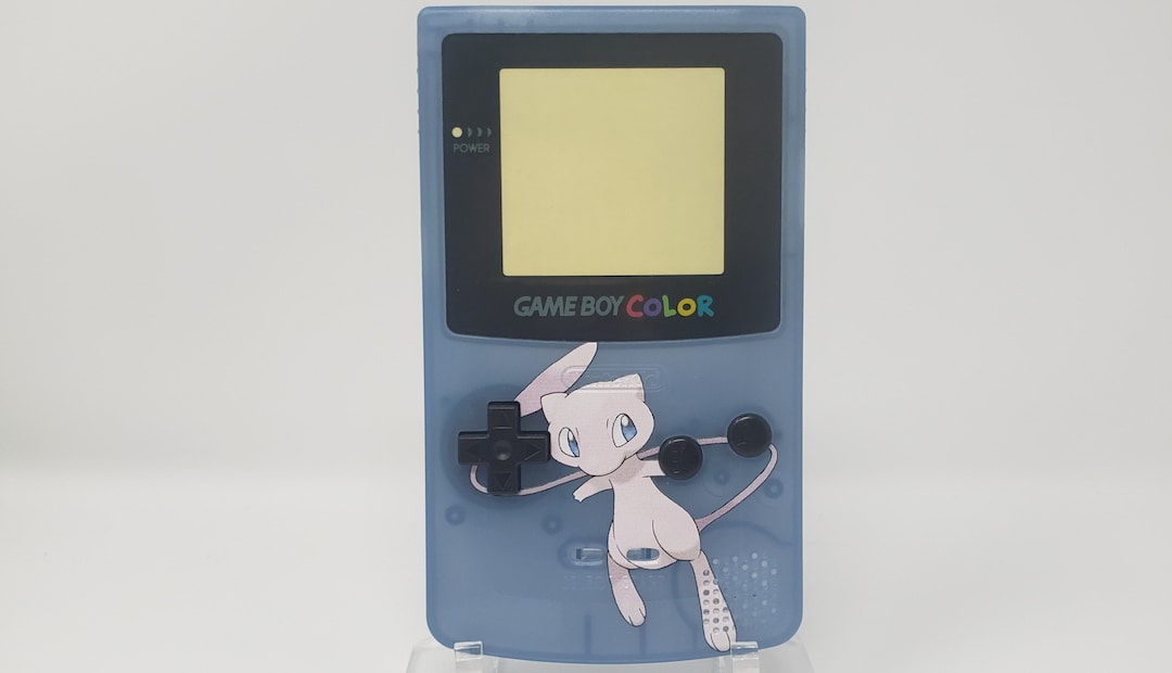 Pokemon Mew Gameboy Color Shell Diy Glow in the Dark - Etsy