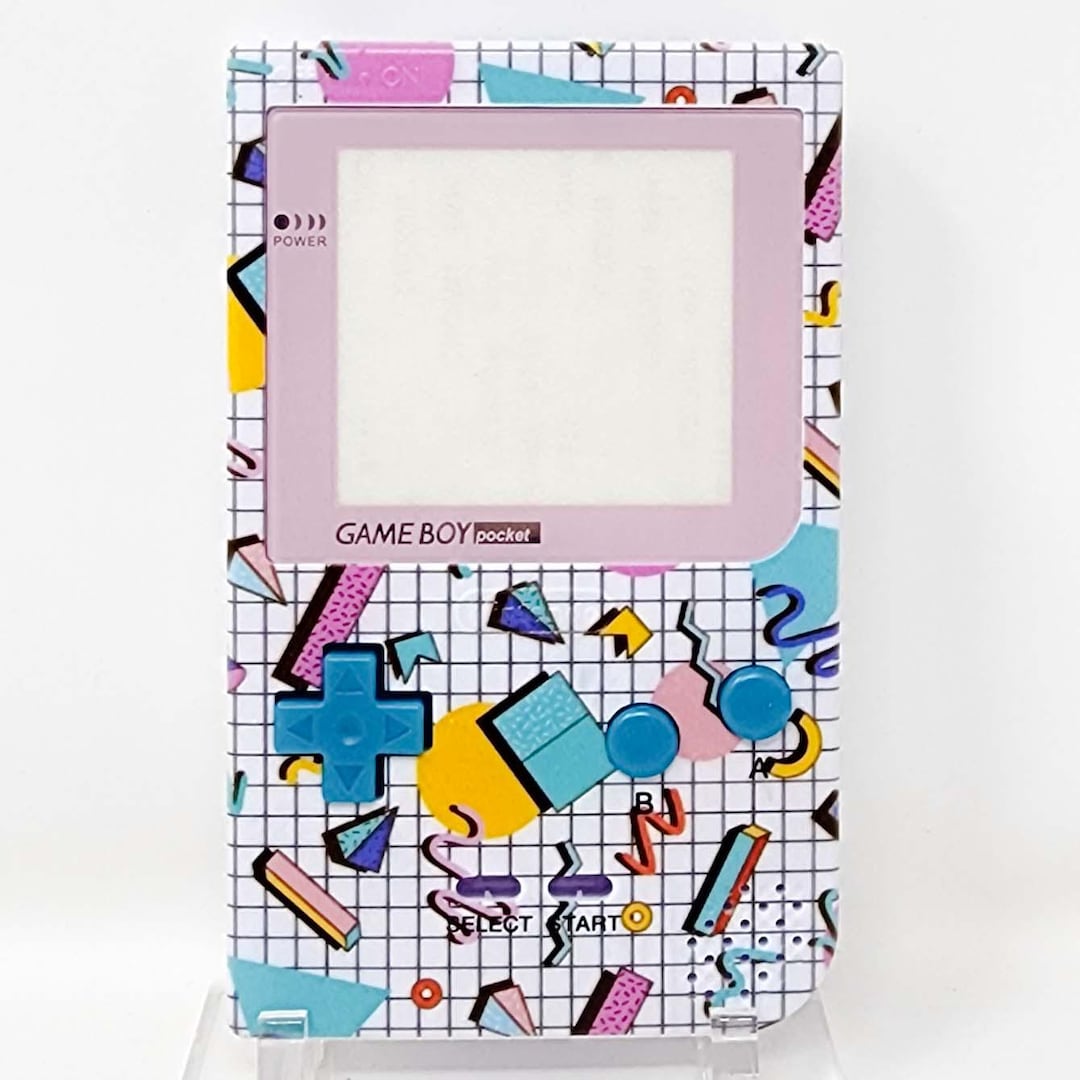 80s Pattern Gameboy Pocket Shell DIY - Etsy