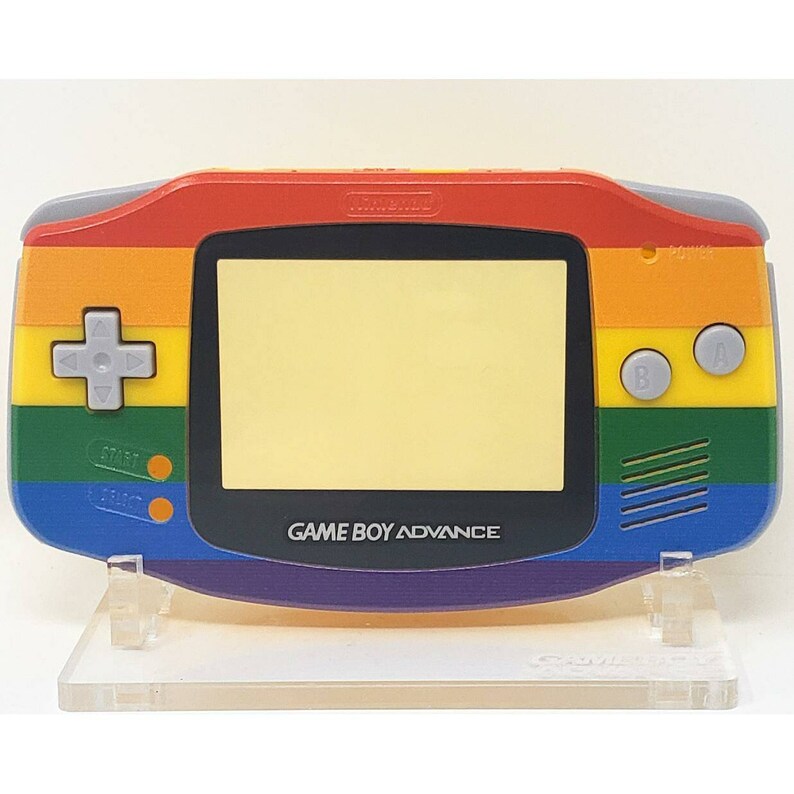 Gay Pride Flag Custom Nintendo Gameboy Advance Shell Housing - Etsy