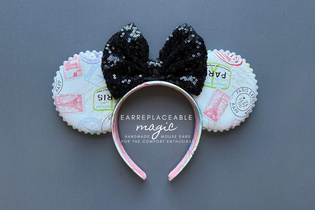 Epcot Paris Inspired Mickey Ears, Epcot World Showcase Mouse Ears ...