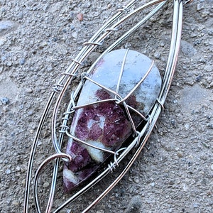 RARE Teardrop Elbaite Tourmaline Silver Plated Copper Crystal Elven ...