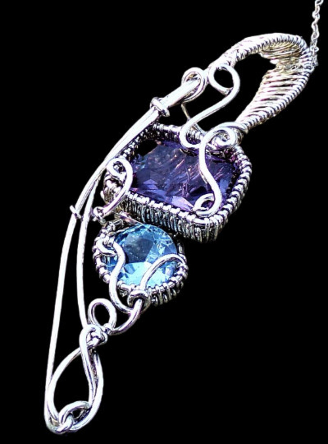 Genuine Purple Alexandrite Color Change Blue Spinel Elven Elvish ...
