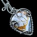 RARE Teardrop Elbaite Tourmaline Silver Plated Copper Crystal Elven ...