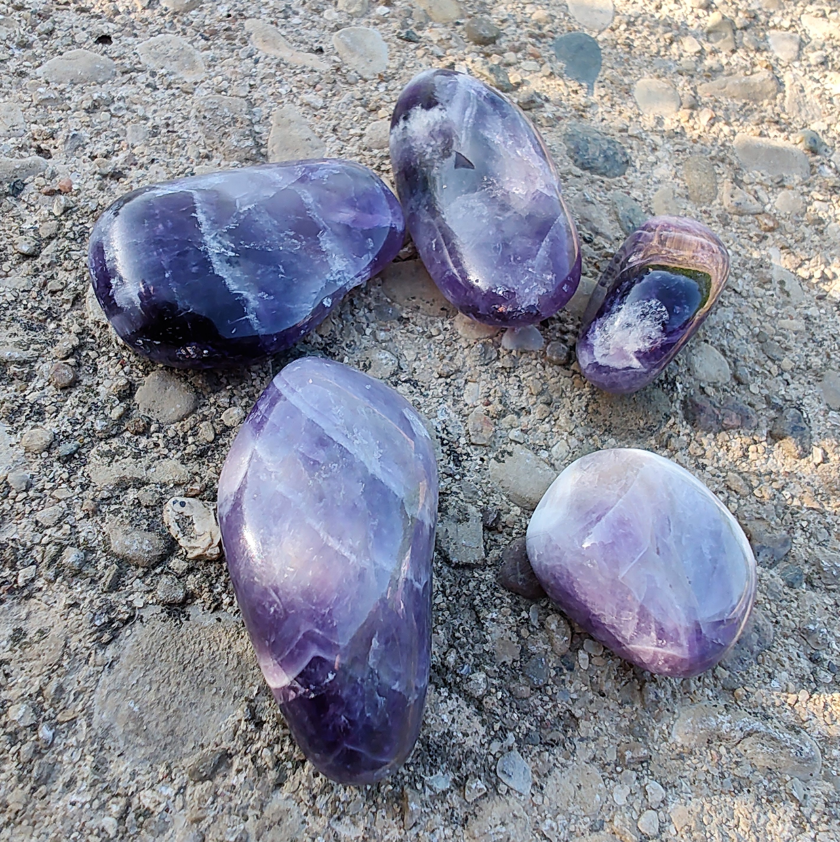 Natural Healing Tumbled Amethyst Cleansing Gemstone Positivity - Etsy