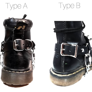 Unisex Stainless Steel Twist Chain Leather Bootstrap Double Thick FREE ...