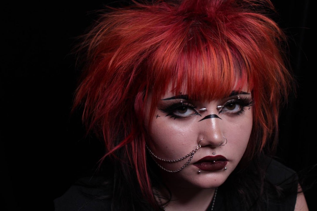 Double Chain Nose Chain Earring Stainless Steel - Victorian Elegant ...