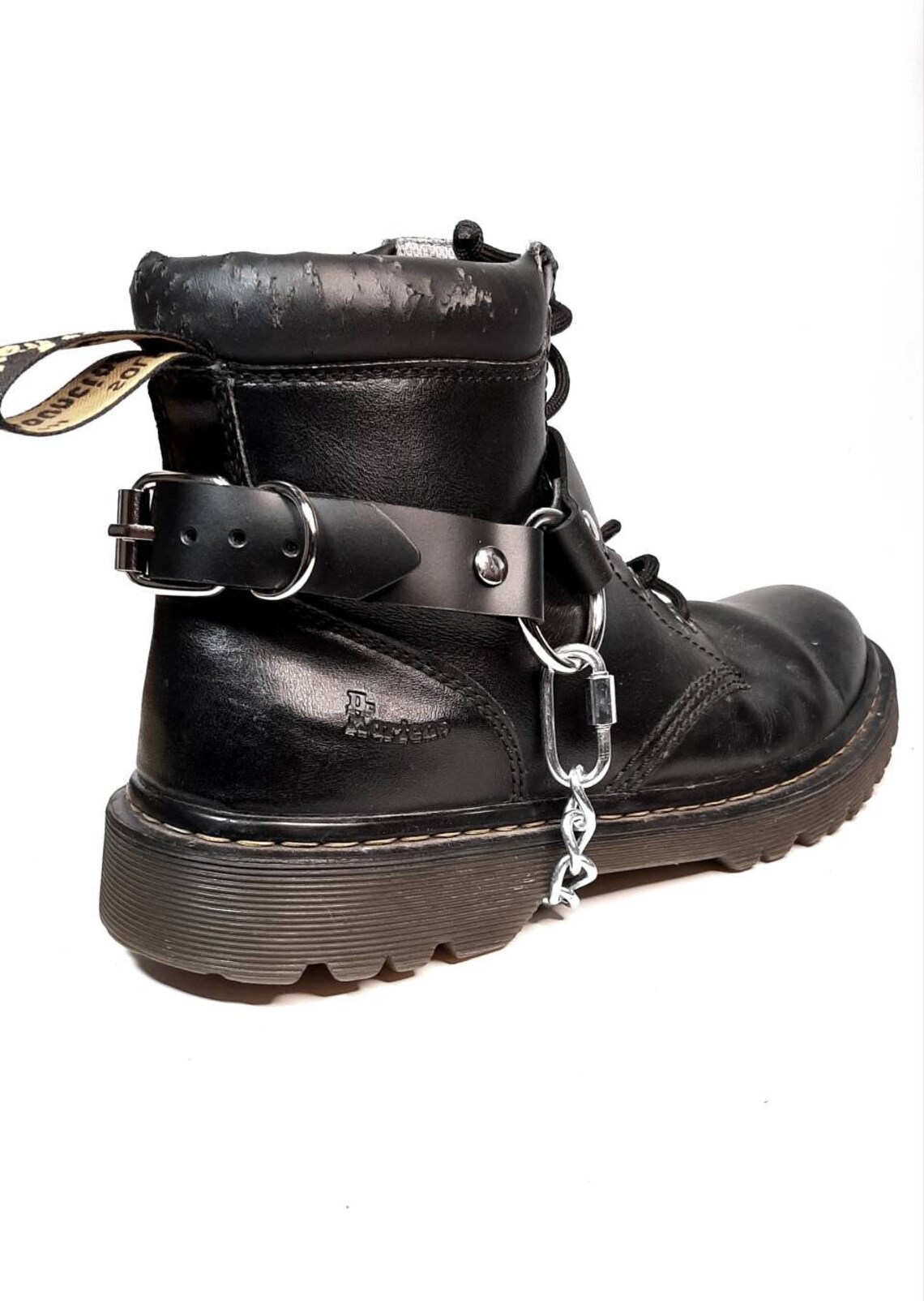 Unisex Black Boot Strap 1.0 and Chain 1/8 Quick Link | Etsy