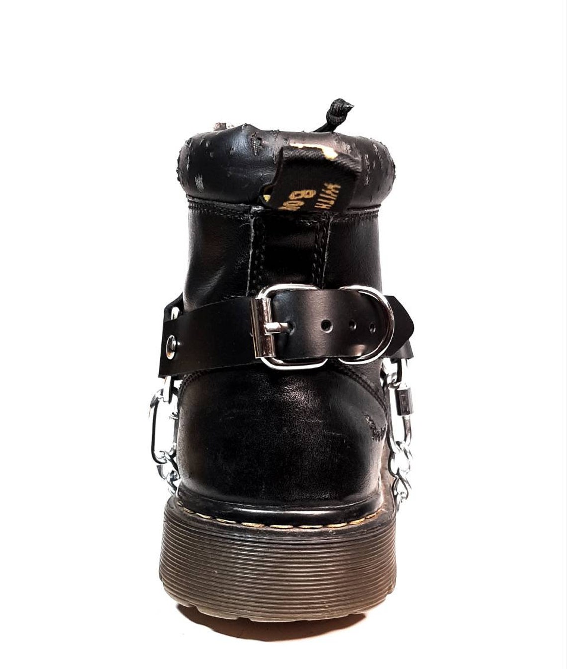 Unisex Black Boot Strap 1.0 and Chain 1/8 Quick Link | Etsy