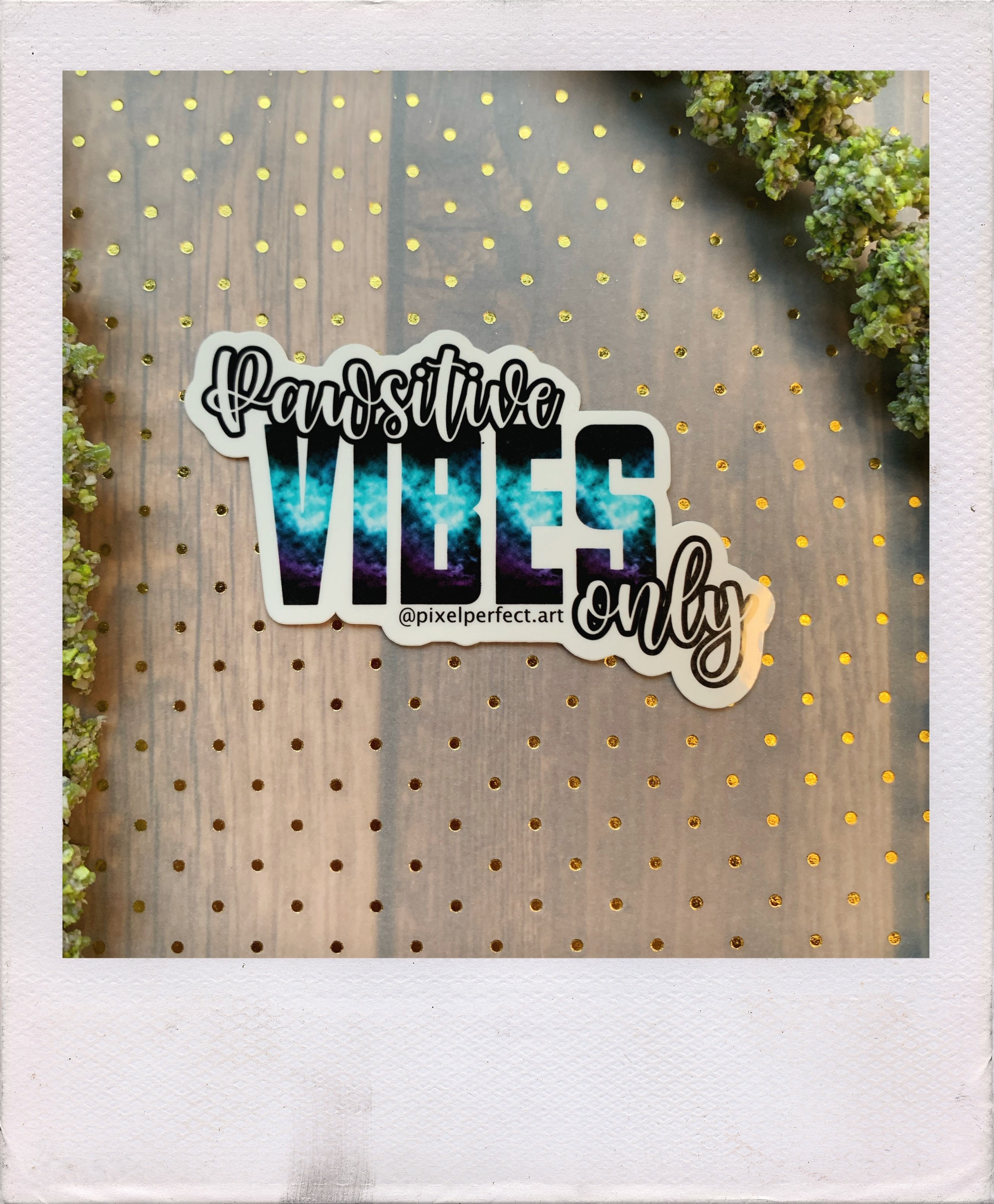 Pawsitive vibes only sticker | Etsy