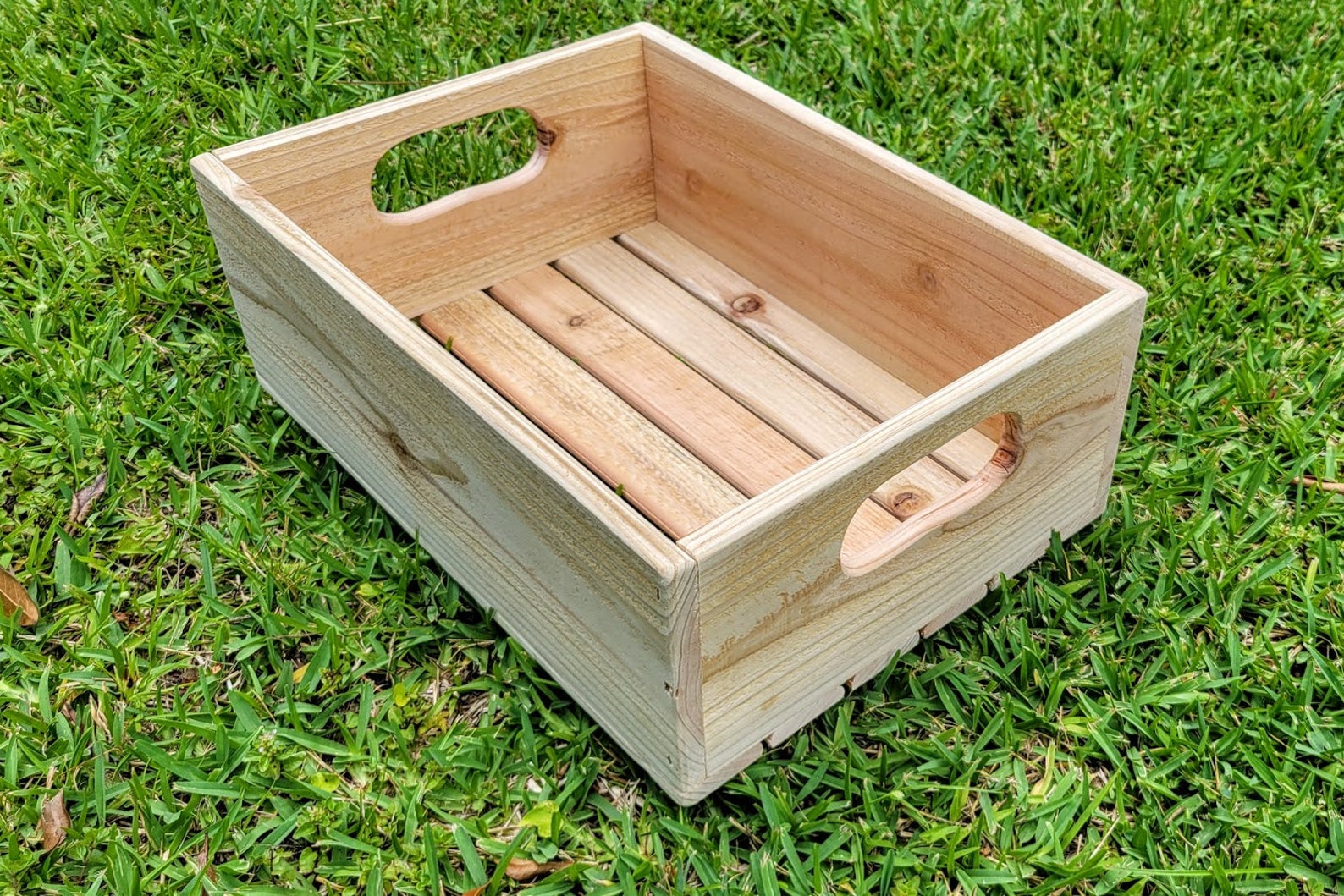 Cedar Crate With Slat Bottom - Etsy