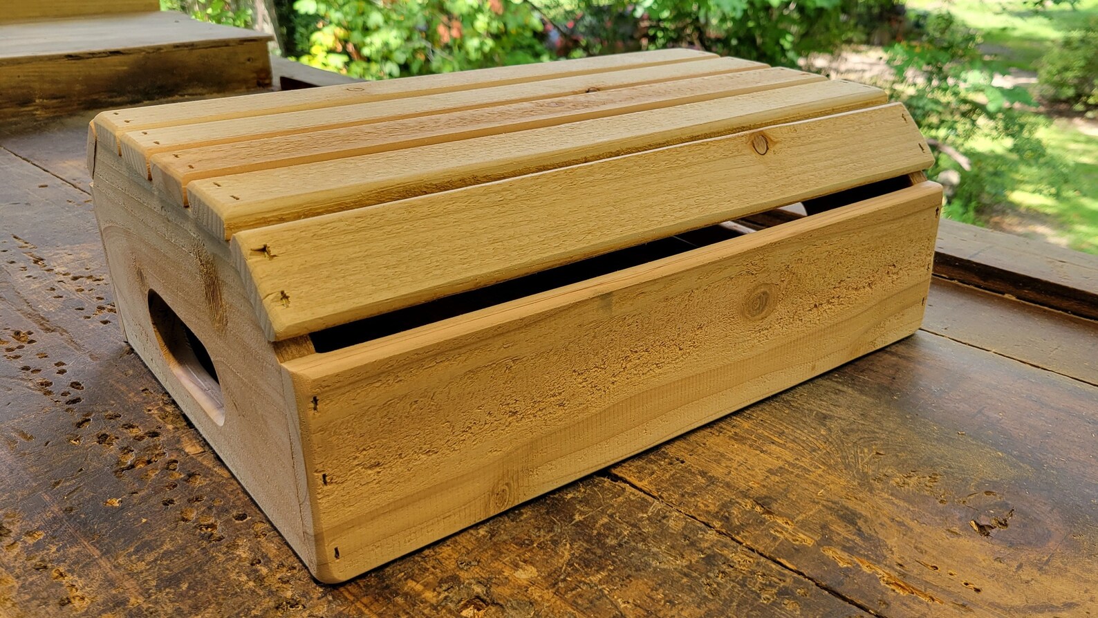 Cedar Crate With Cradle Slat Bottom - Etsy