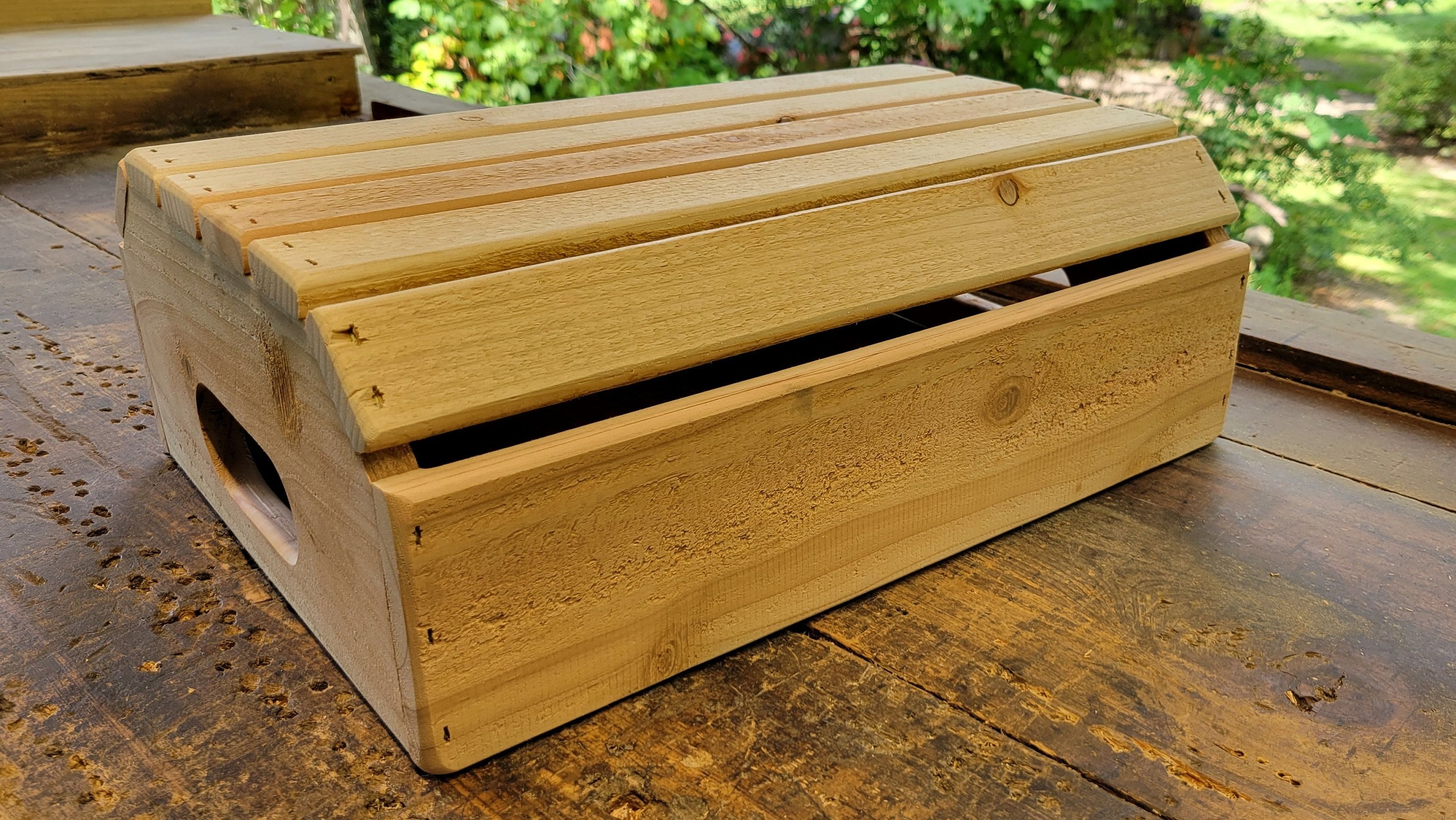 Garden Crate Cedar Crate With Cradle Slat Bottom - Etsy